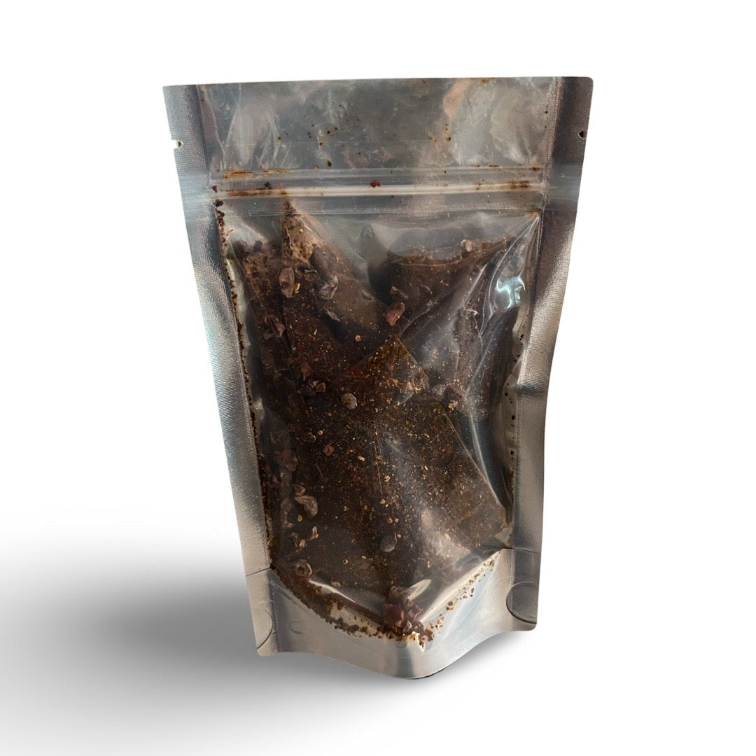 Dark Chilli Chocolate Cocoa Nib Slab – cocoacoffee.com.au