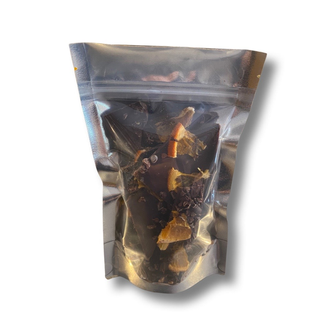 Dark Chocolate Cocoa Nib Slab & Orange – cocoacoffee.com.au